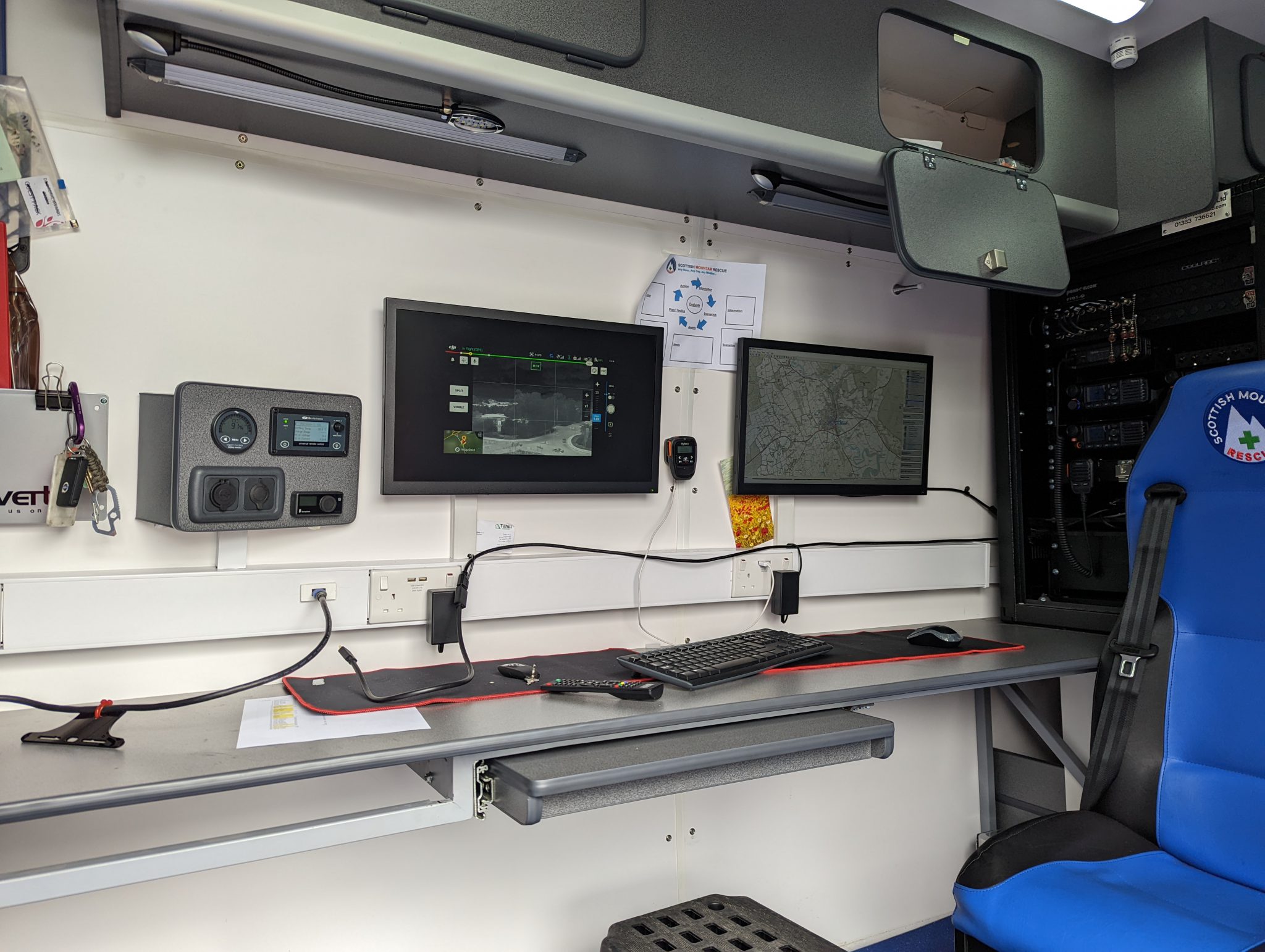 Mountain Rescue Team Control Vehicles - Scottish Mountain Rescue