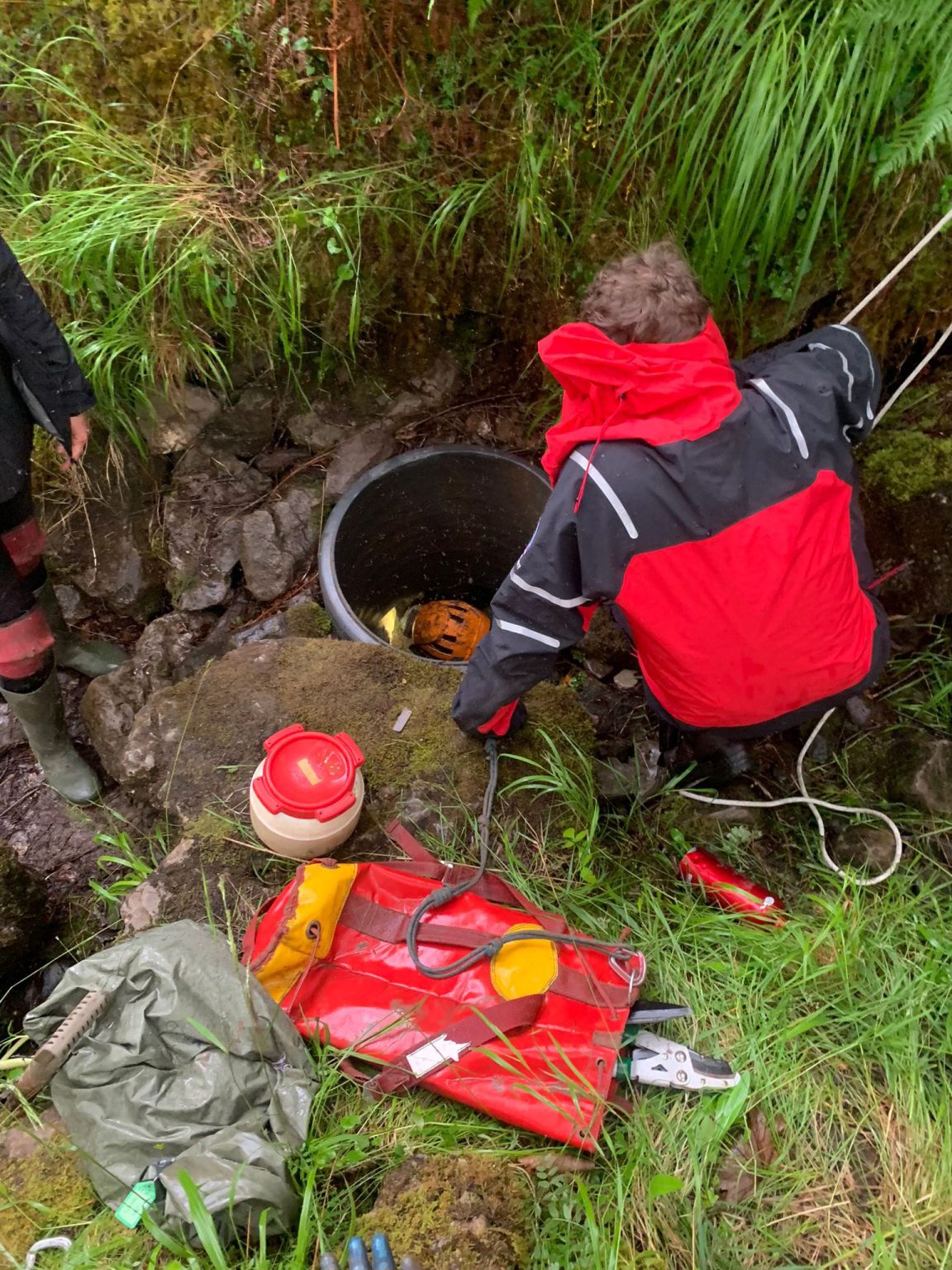 Stuck Caver Rescued from Highland Cave - Scottish Mountain Rescue