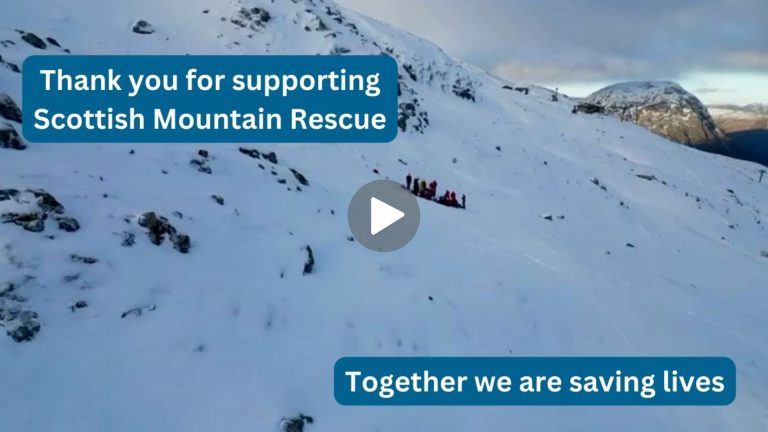 Thank you regular donors - Scottish Mountain Rescue